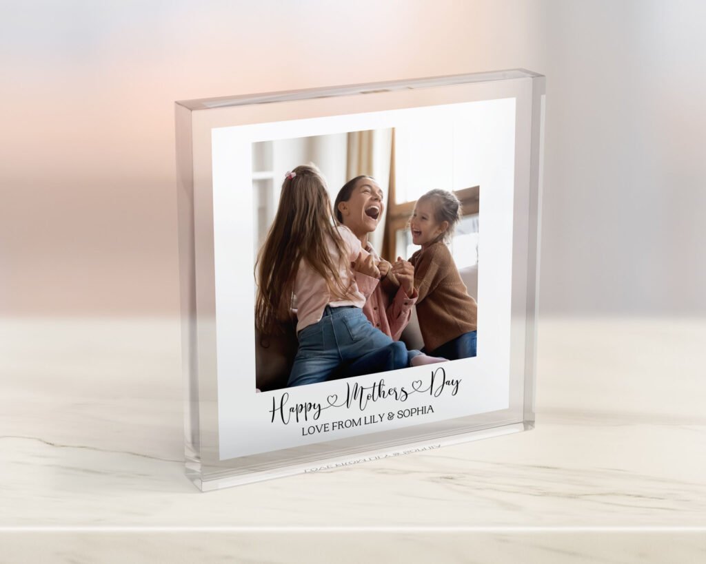 Mothers Day Photo Block For Mummy | Pretty Unique Prints Ltd.